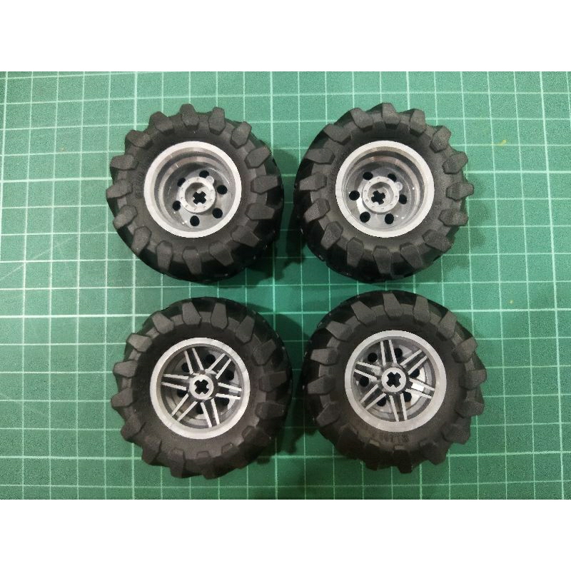 LEGO ORIGINAL WHEEL TYRE 4 Units | Shopee Malaysia