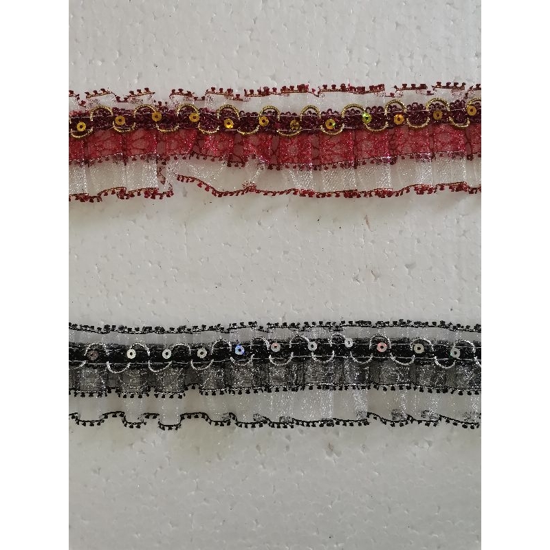 (1meter)lace renda (2inch)utk gubahan hantaran,hiasan dulang & raga ...