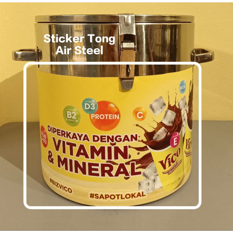 Sticker Tong Air Steel Vico / Sticker Balang Air Vico | Shopee Malaysia