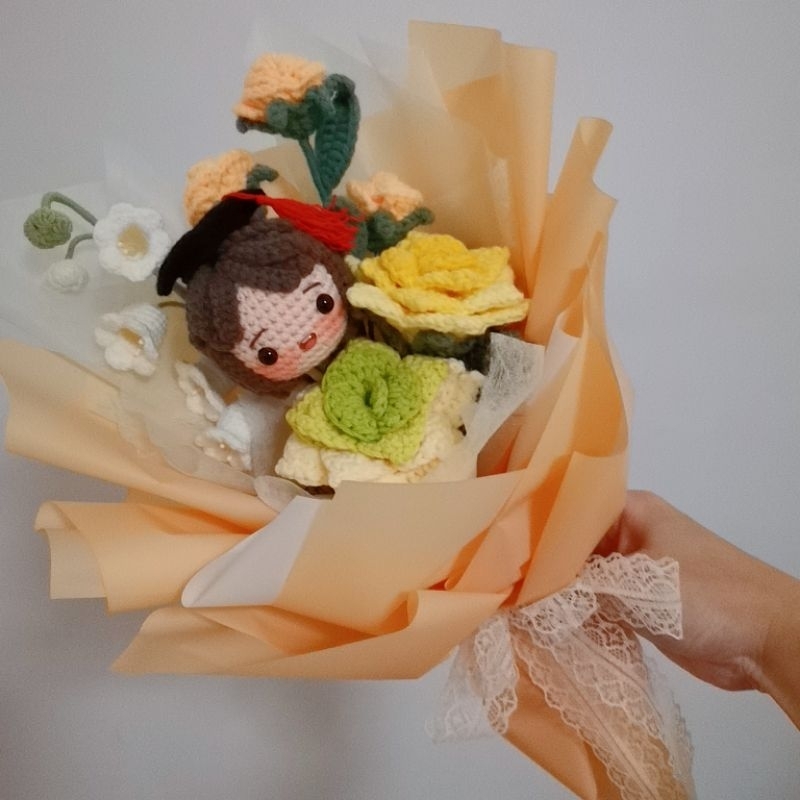 Crochet Flower Bouquet (Ready Stock) | Shopee Malaysia