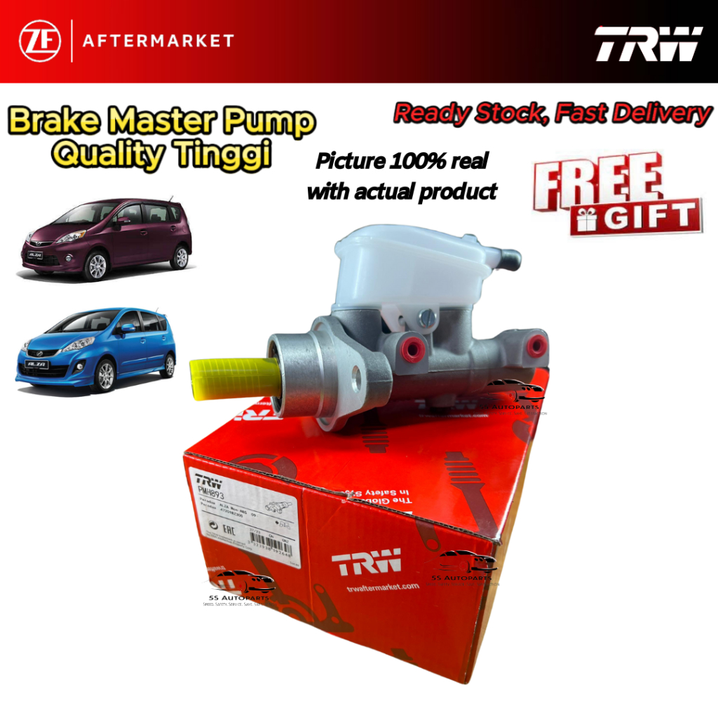 TRW Perodua Alza Brake Master Pump Cylinder (ABS 2 Pipe PMH895 / No ABS ...