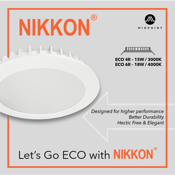 NIKKON Eco Round 15W LED Down Light | Shopee Malaysia