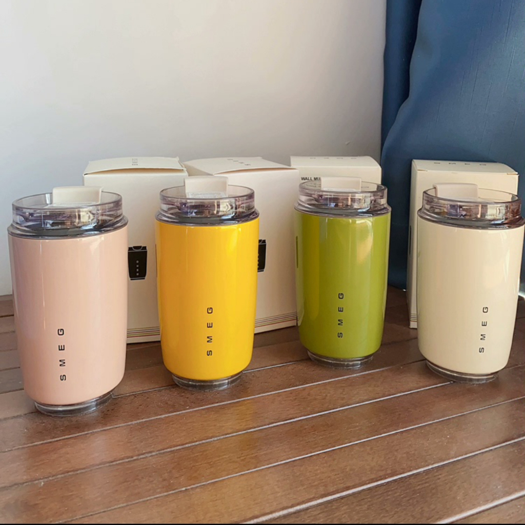 🔥smeg Colorful Insulated Cup Portable Accompanying Cup Cold And Hot