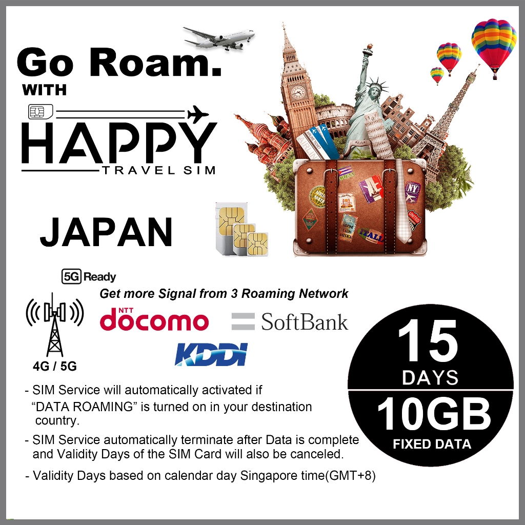 Japan SIM Card, JAPAN Travel SIM Card | Shopee Malaysia