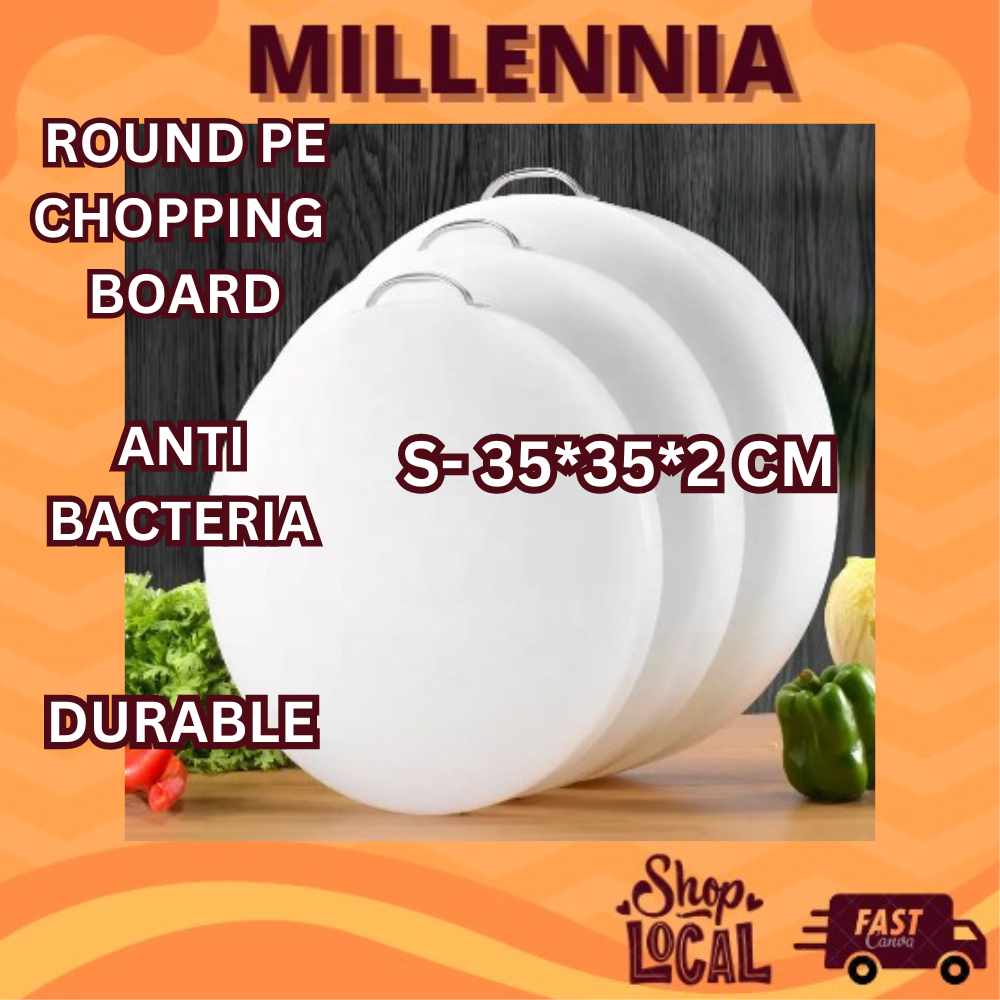 Durable Thick Round PE Polyethylene Anti Bacterial Mildew Proof White ...