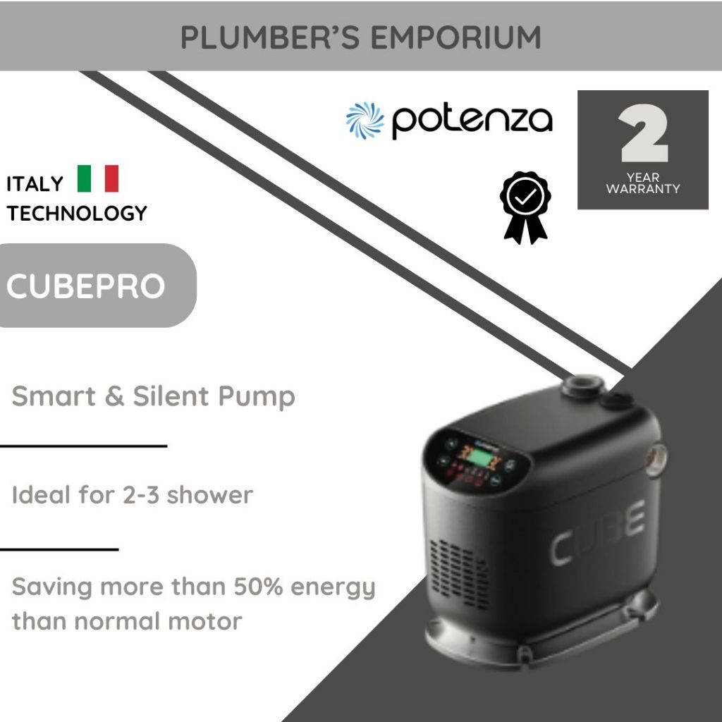 POTENZA ITALY CUBEPRO550 SMART AND SILENT WATER PUMP PUMP AIR | Shopee ...