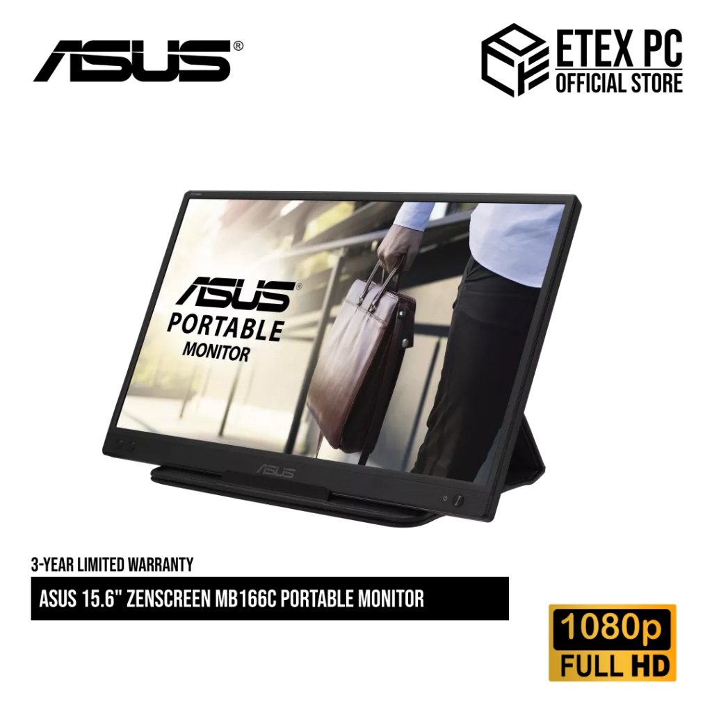 ASUS 15.6" ZenScreen MB166C Portable Monitor - Full HD / IPS / 60Hz ...