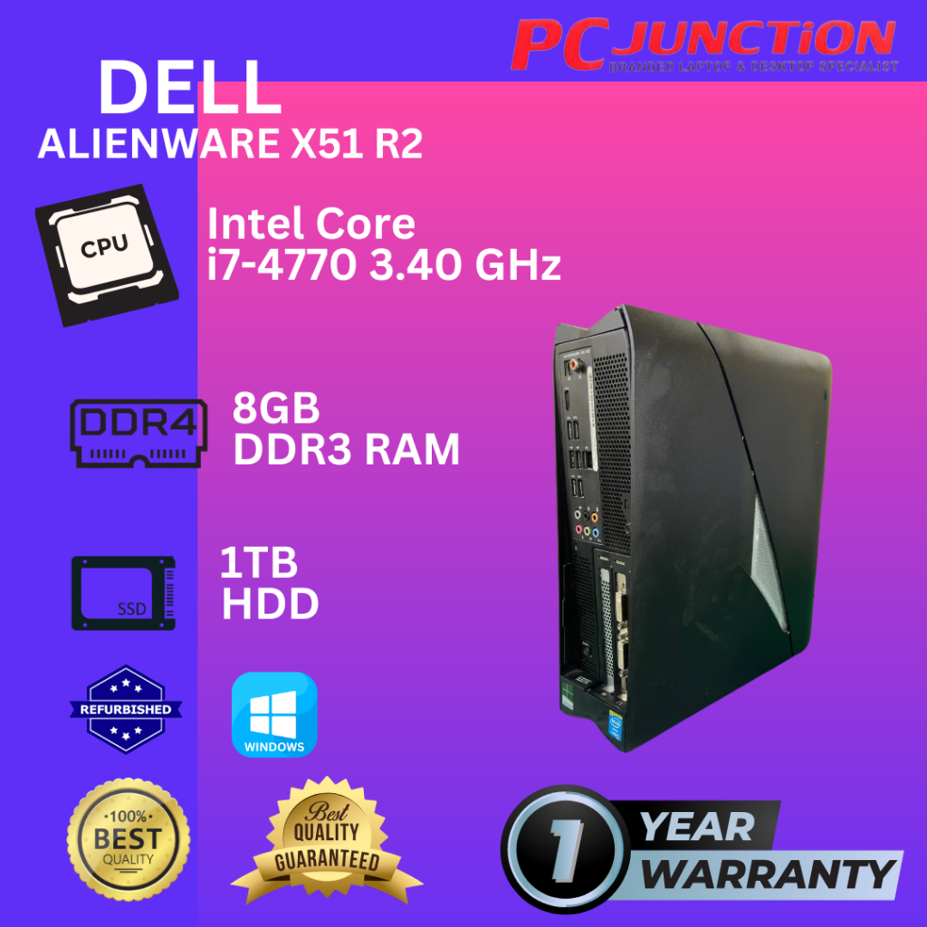 DELL ALIENWARE X51 R2 (INTEL CORE i7 4700/8GB DDR3/1TB HDD/NVIDIA ...