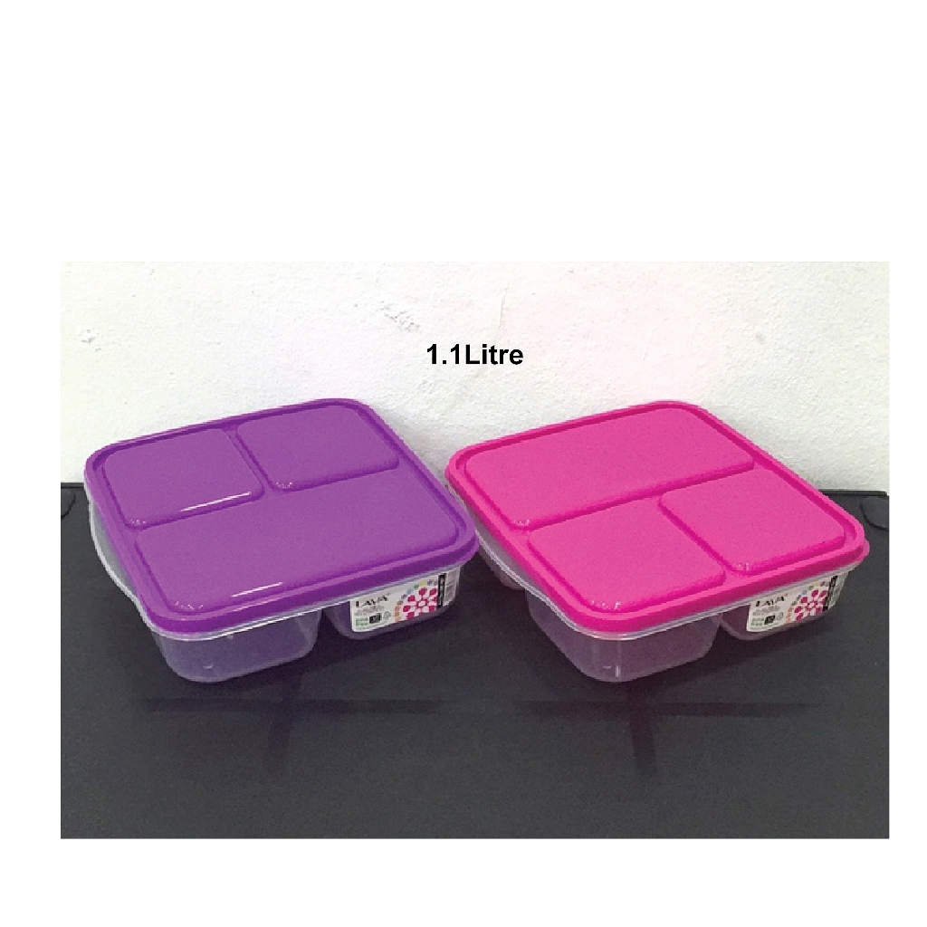 [LAVA] Compartment Lunch Box With Divider/ Student Workers Microwave ...