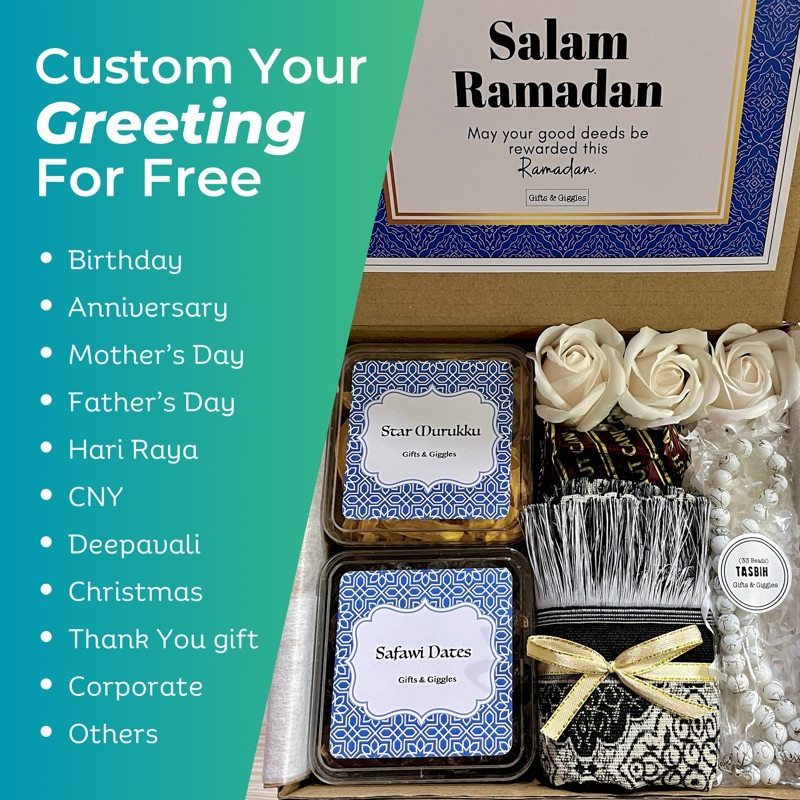 [Ready Stock] Ramadan Hari Raya Gift set | Ramadan hamper | Raya Hamper ...