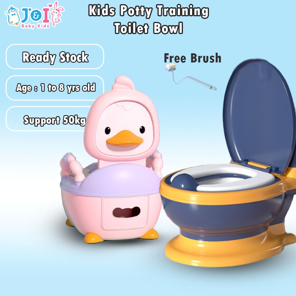 Portable Kids Potty Toilet Seat Baby Toilet Bowl Jamban Budak Children ...