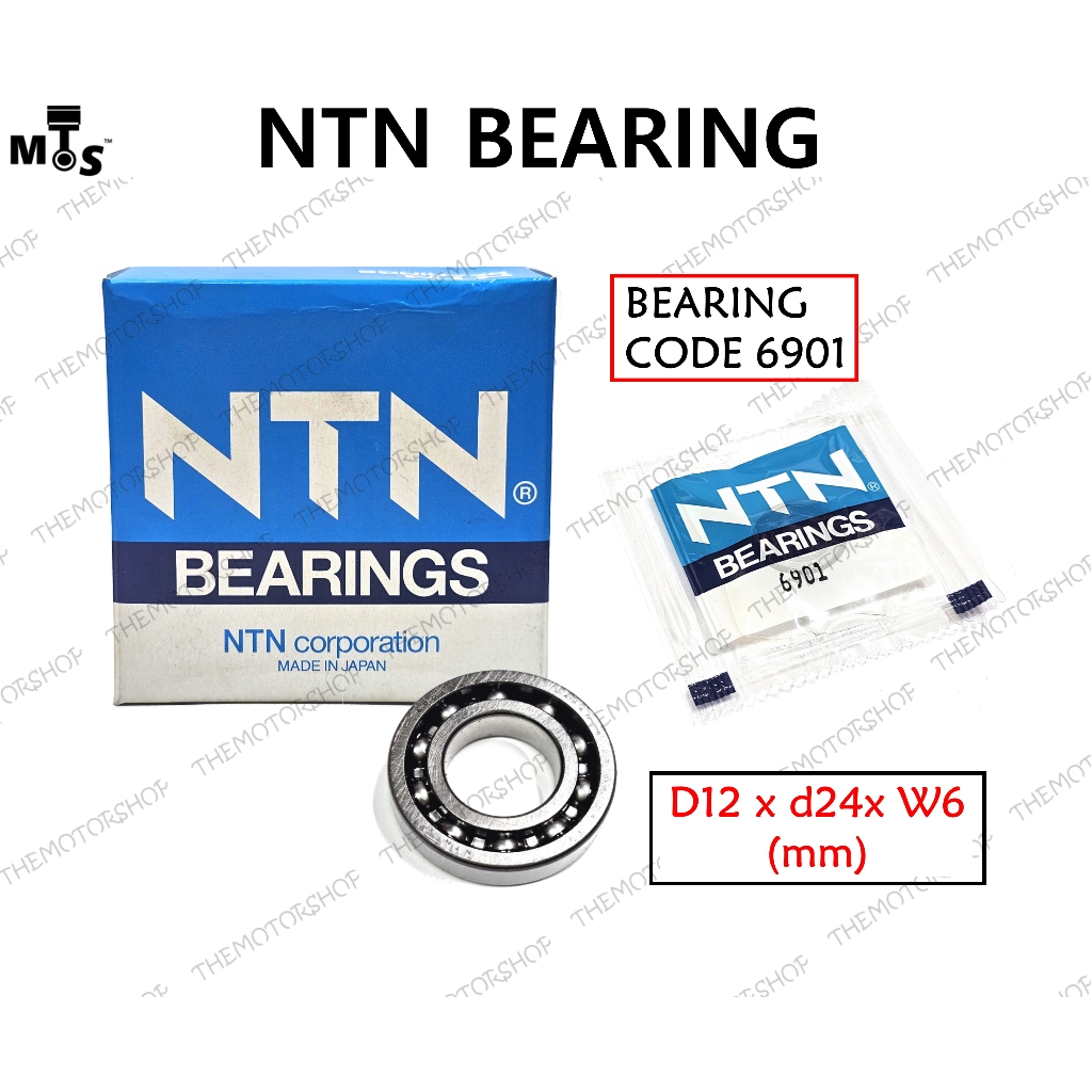100% NTN ORIGINAL BEARING 6901 YAMAHA LC135 CLUTCH BEARING 24mm/12mm ...