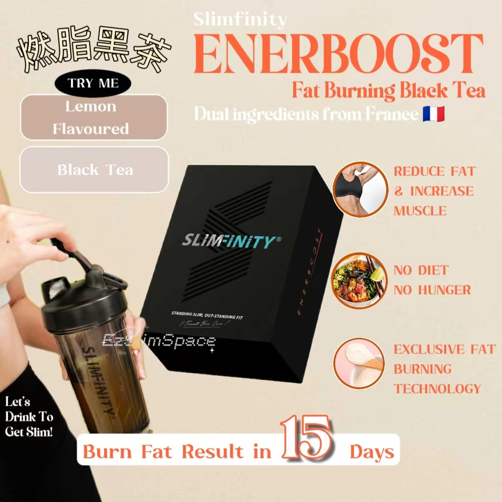 EzSlimSpace Slimfinity Enerboost Fat Burning Black Tea 10gx15sachet ...