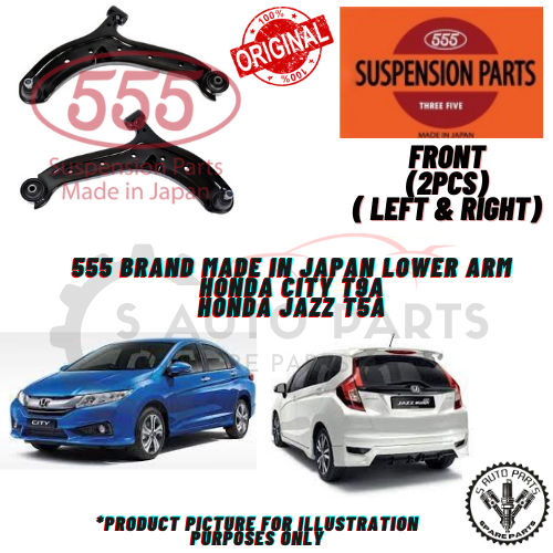 HONDA CITY T9A / HONDA JAZZ T5A 555 (FRONT 2PCS)100% ORIGINAL (555 ...