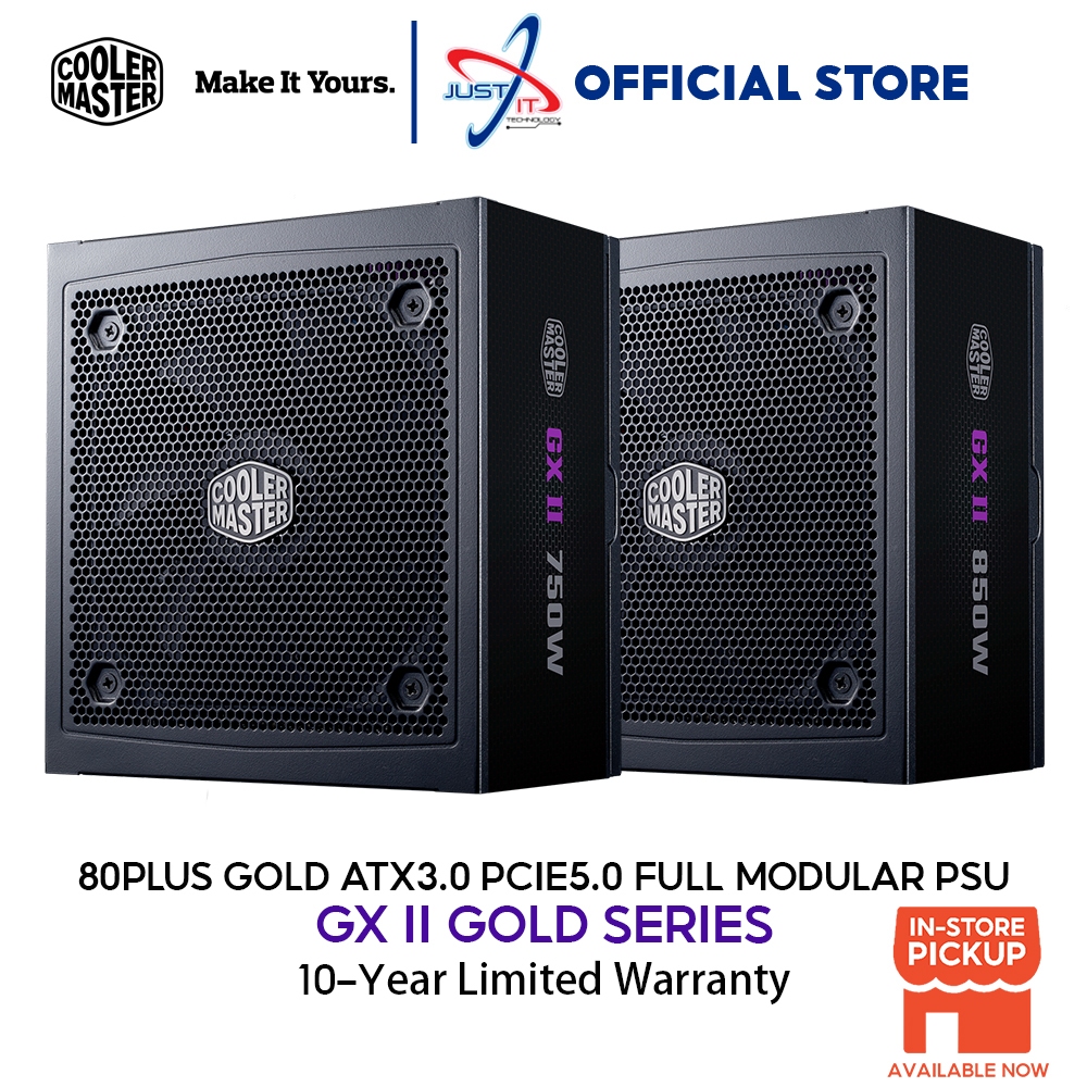 COOLER MASTER GX II GOLD 750W / 850W 80PLUS GOLD ATX3.0 PCIE5.0 FULL ...