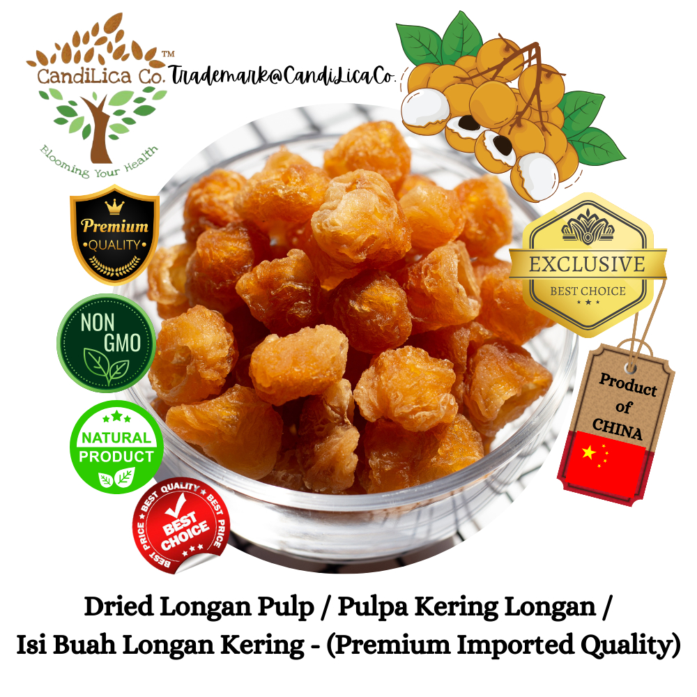 CandiLica Co. Dried Longan Pulp / Pulpa Kering Longan / Isi Buah Longan ...