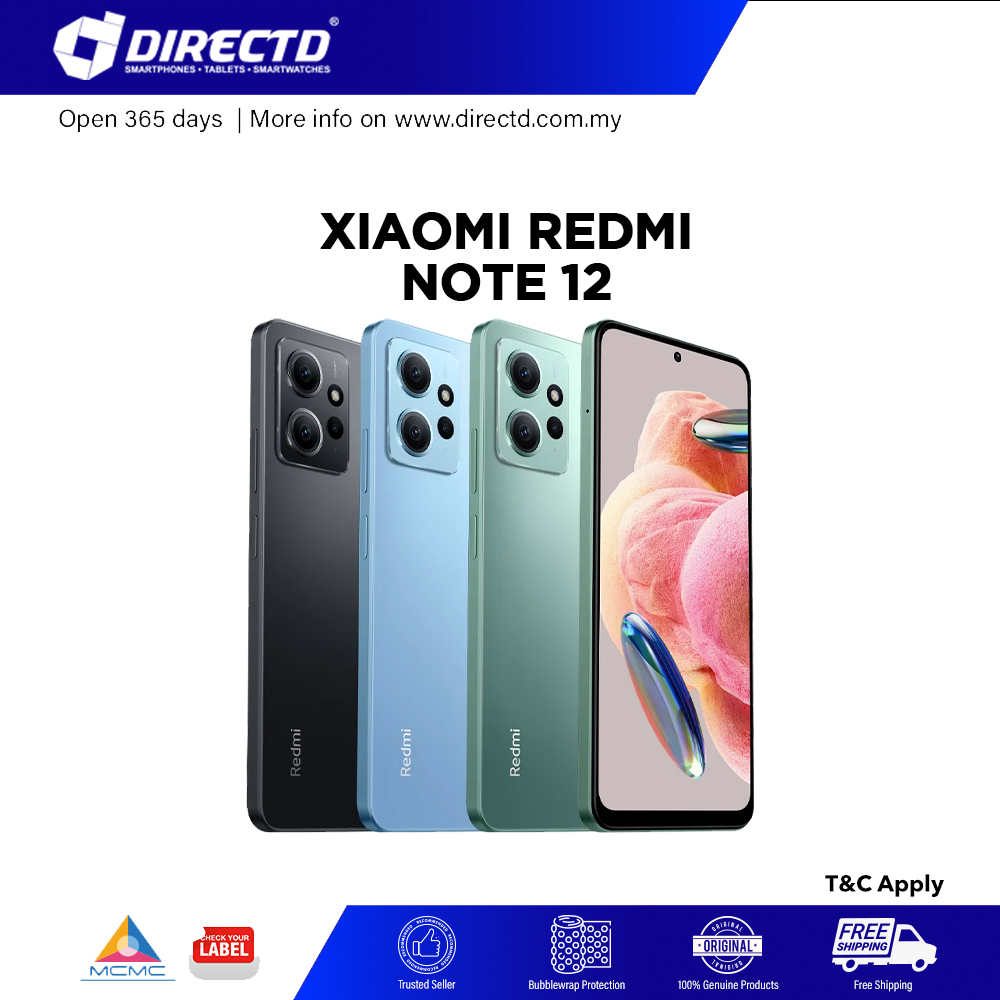 [DEMO / DISPLAY SET] Xiaomi Redmi Note 12 / Redmi Note 12 Pro 4G ...