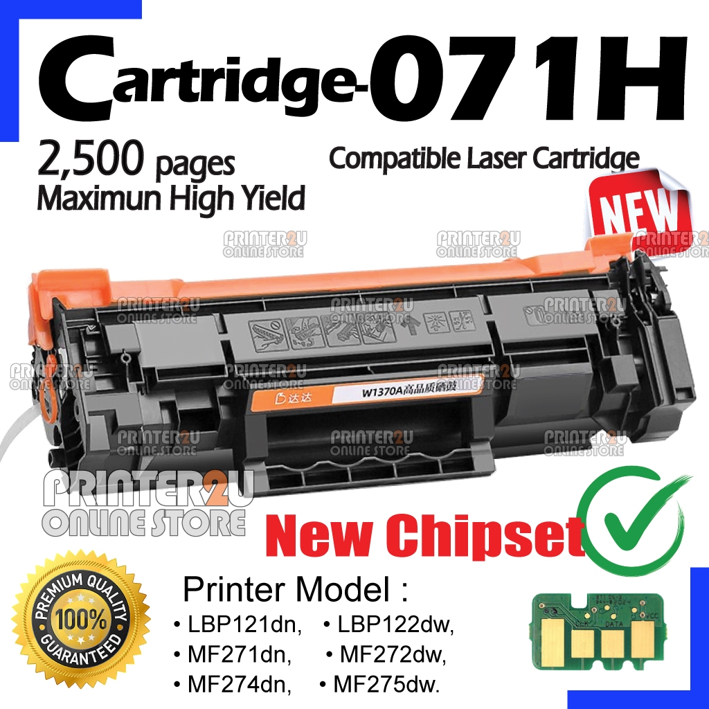 Compatible to Cano* Cartridge 071 071h CRG071 imageclass LBP121dn ...