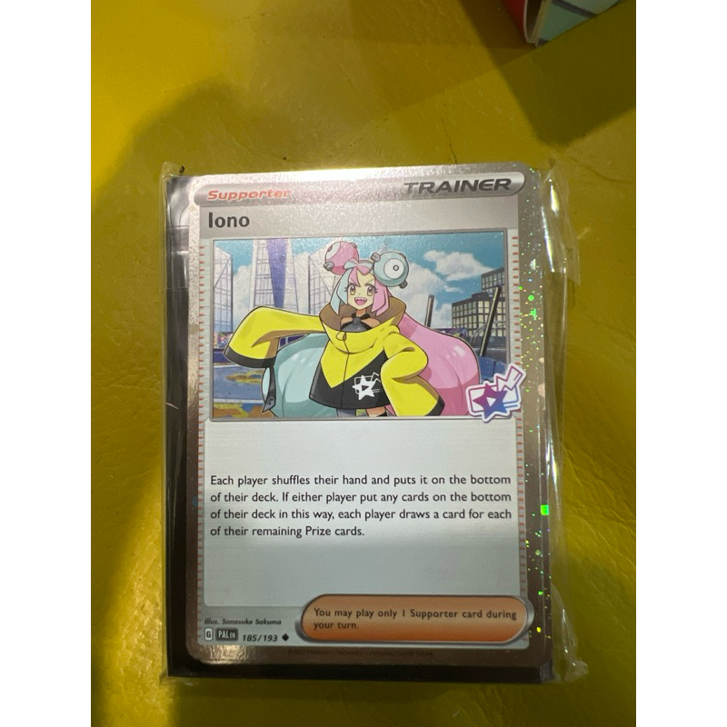 Pokemon Tcg - Iono trainer promo holo | Shopee Malaysia