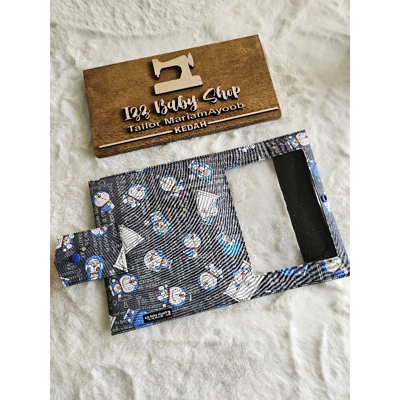 NEW CORAK DOREMON cover buku mengandung pink/ buku klinik kesihatan ibu ...