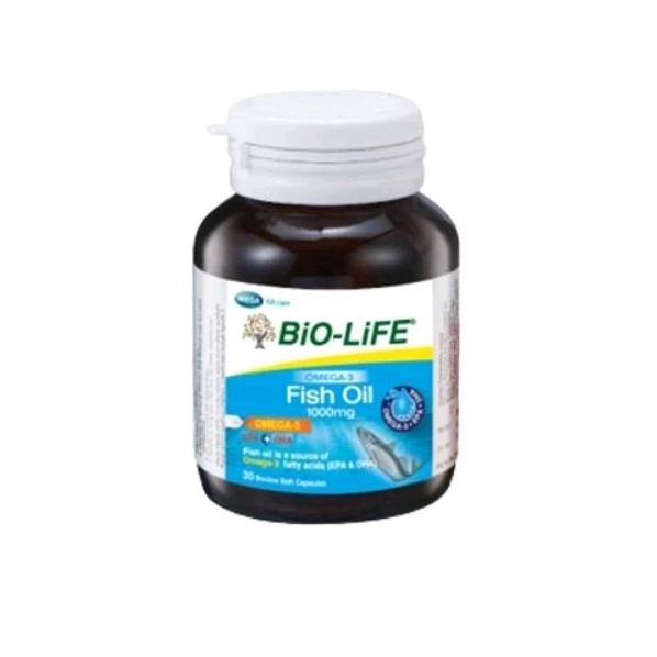 BIO-LIFE OMEGA-3 FISH OIL 1000MG 30 BOVINE SOFT CAPSULE | Shopee Malaysia