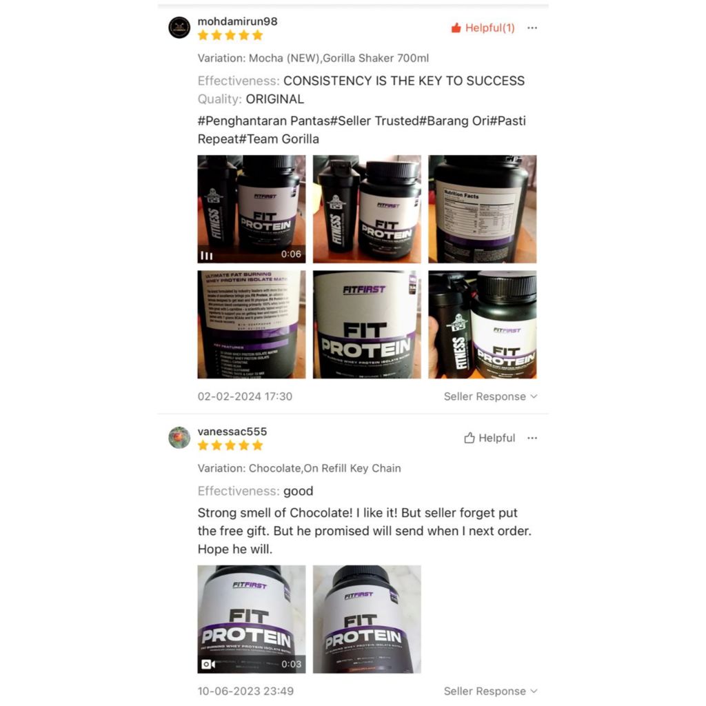 Fit First -FIT Protein Whey Protein Halal Isolate Protein With L ...