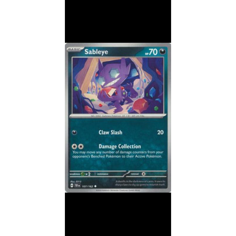 Pokemon TCG Sableye temporal force | Shopee Malaysia