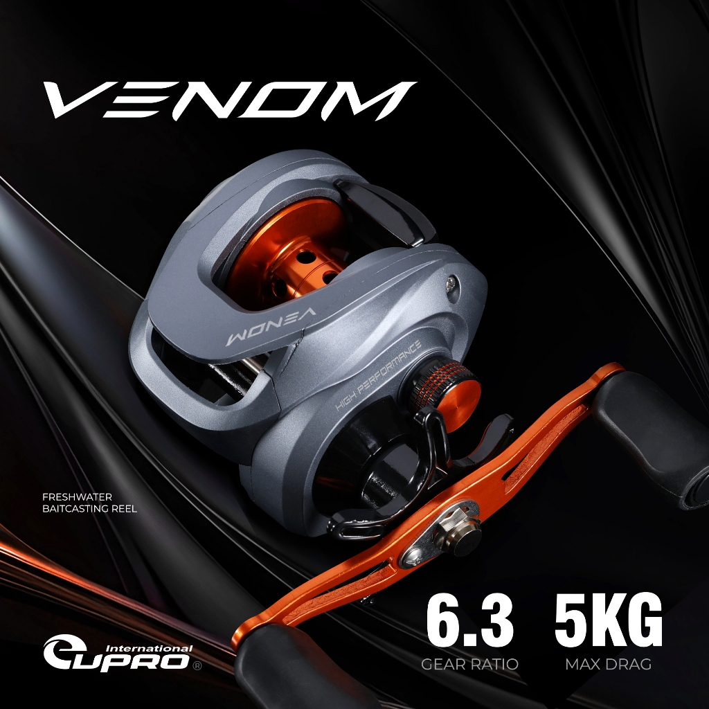 Eupro Casting Reel Venom VM151LOR VM151LPP | Shopee Malaysia