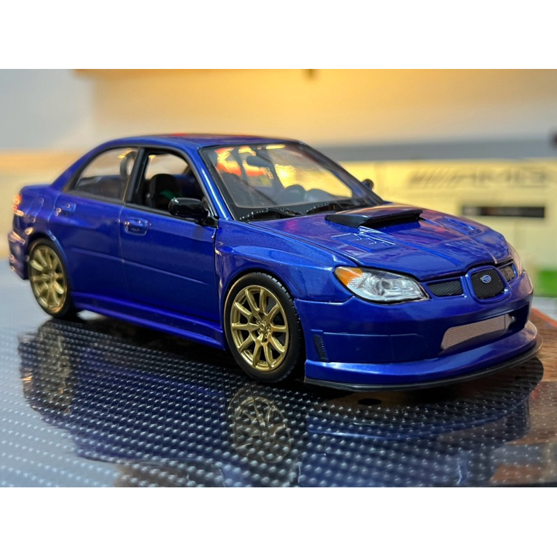 1/24 Scale Model SUBARU IMPREZA WRX STi VERSION 9 Diecast Model Toy And ...