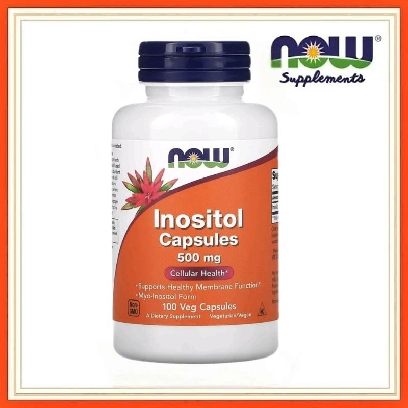 Now Foods, Inositol 500 mg, 100 Veg Capsules | Shopee Malaysia