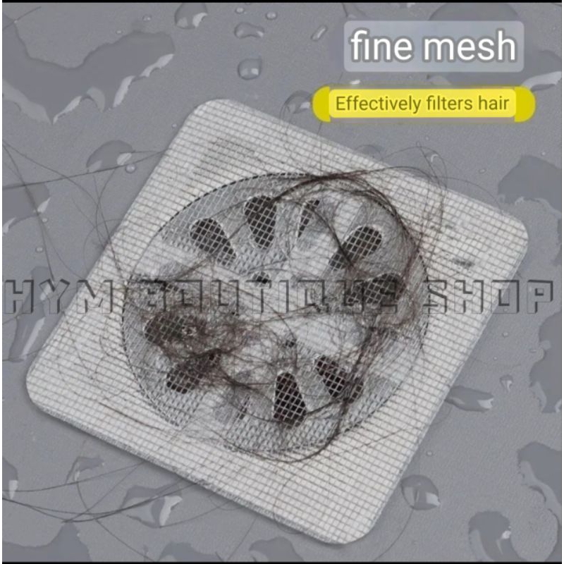 10pcs Floor Drain Sticker anti-clogging insect-proof 10*10cm 过滤发网 防堵塞 ...
