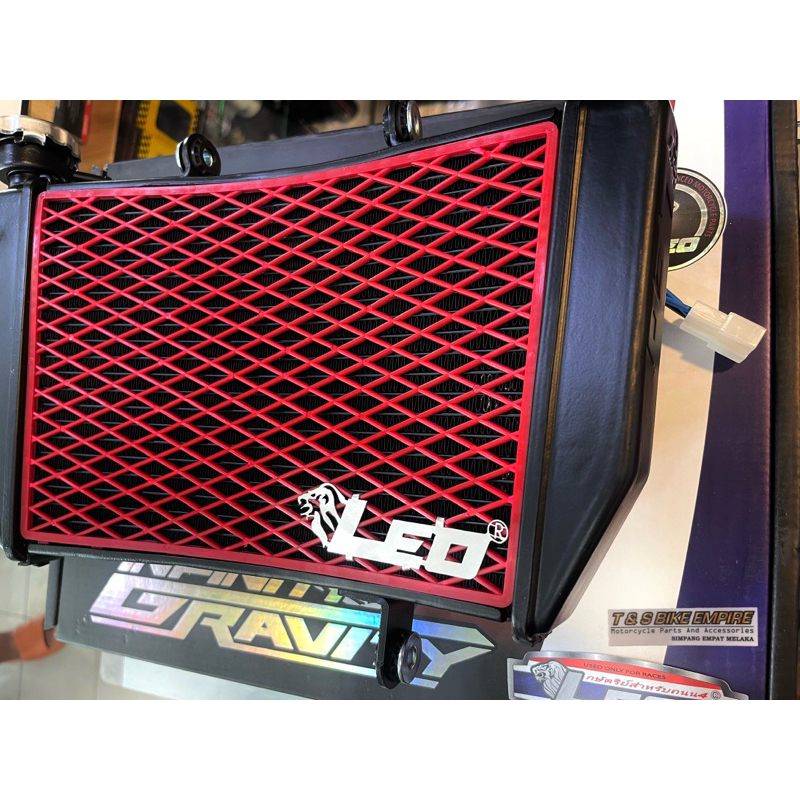 100% LEO RACING RADIATOR DUAL TWIN FAN Y15 V1 V2 | Shopee Malaysia