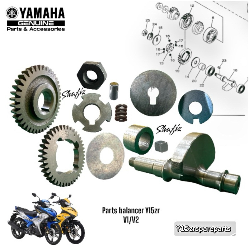 Parts Balancer Engine y15zr | Shopee Malaysia