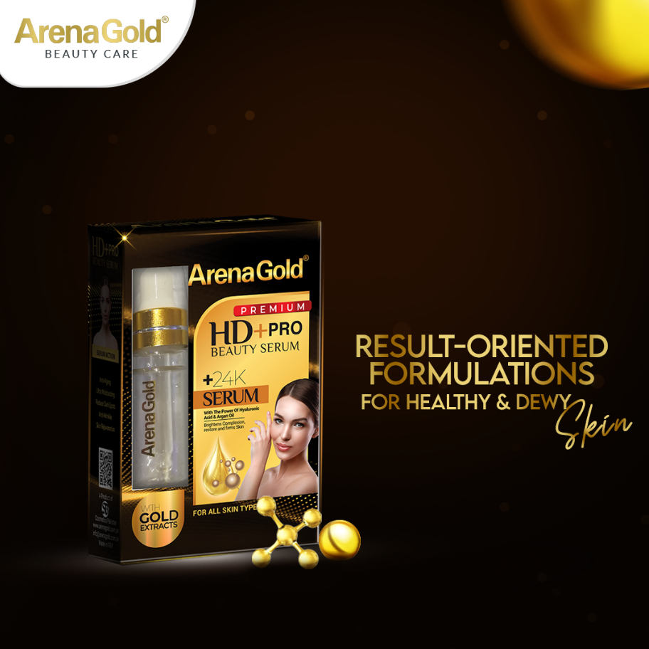 💯% Original, Arena Gold Premium HD PRO 24k serum 30ml | From Pakistan ...