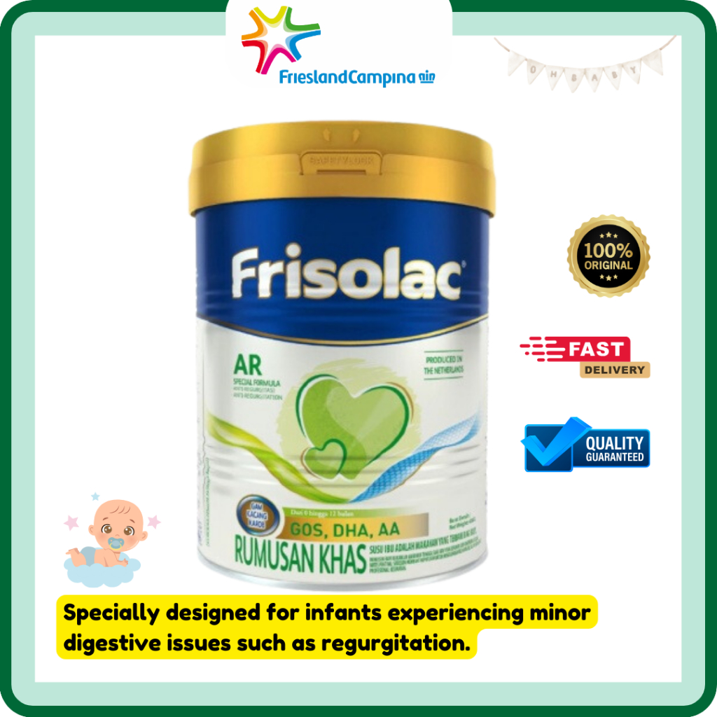 Frisolac Rumusan Khas 0 - 12 Bulan | 400g | EXP: 12/10/2024 | AR Special Formula | GOS, DHA, AA ...