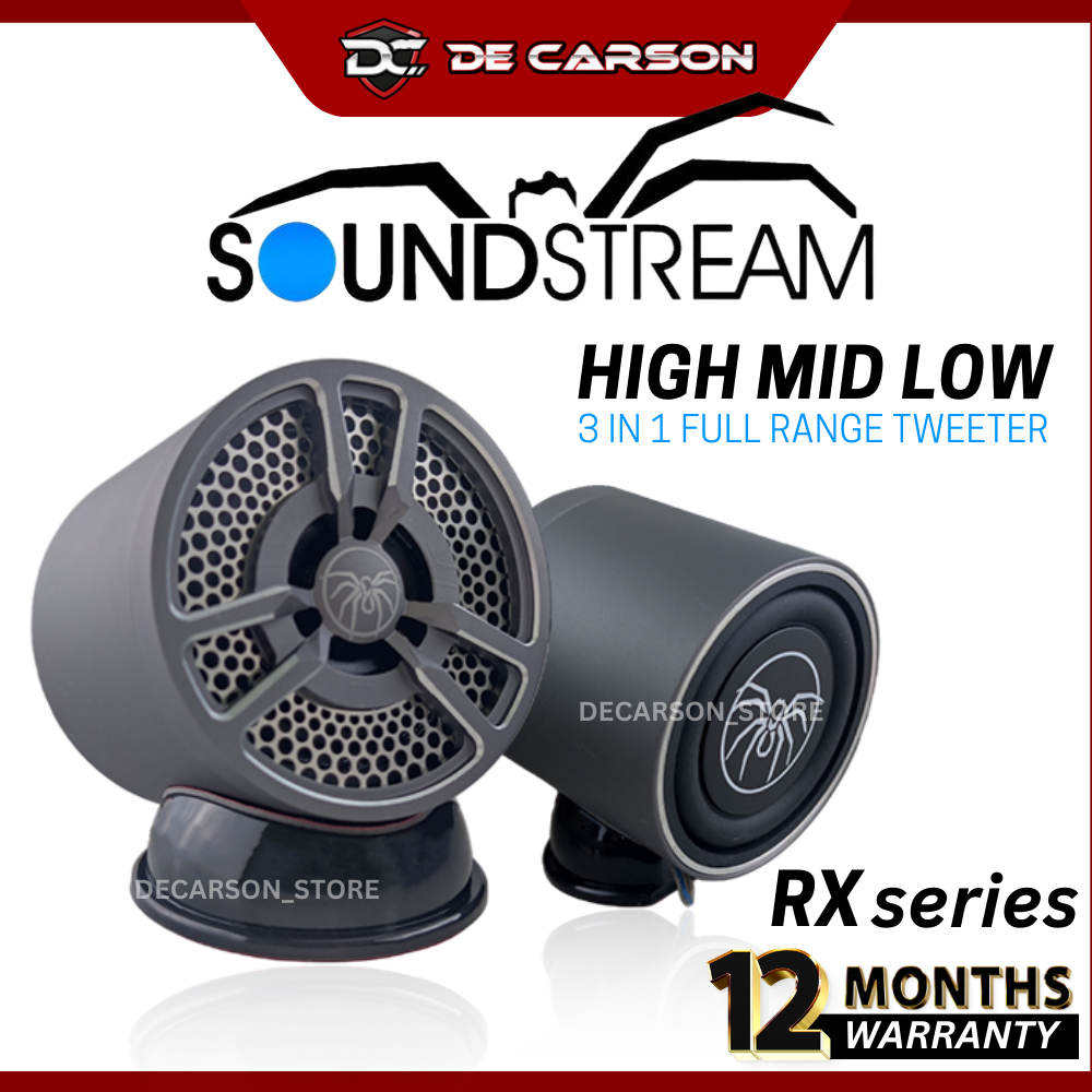 SOUNDSTREAM Tweeter RX series RX.5FR 2 inch Full Range Speaker 3in1 ...