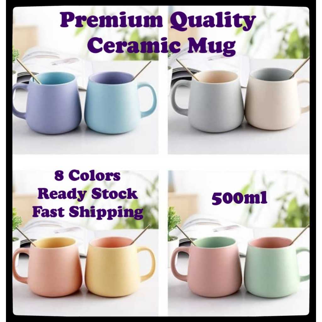 Nordic Matte Ceramic Big Mug /Ceramic Cup/Coffee Mug/Mug Set Gift ...