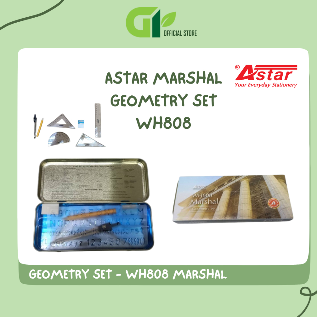 [GY Office] Astar Marshal Geometry Set/Mathematic Set - WH 808 High ...