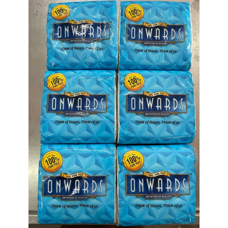 6PCS Onwards Napkin Serviettes White/Onwards napkin tissue/tisu bungkus ...