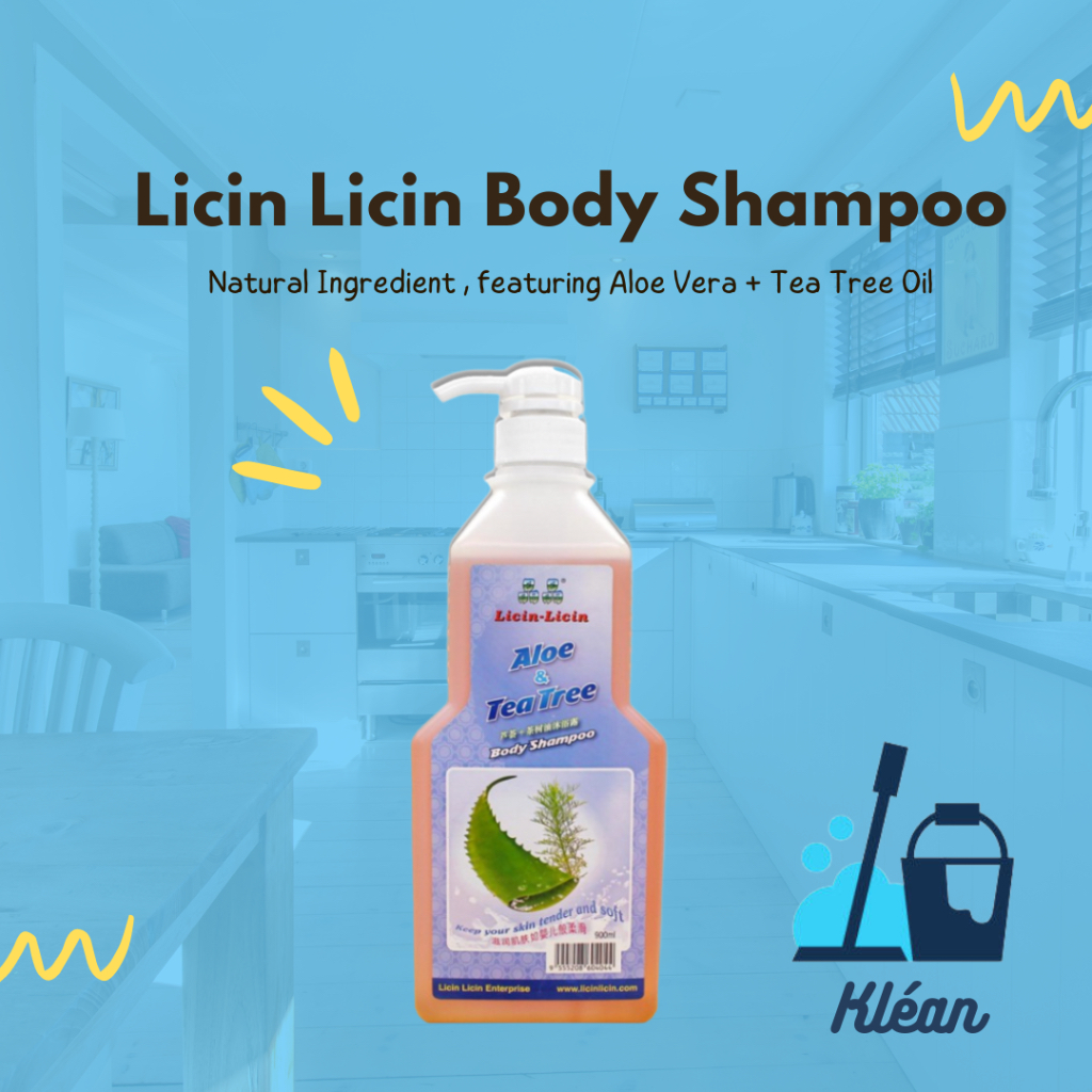晶晶 Licin Licin 2 in 1 Body Shampoo with Tea Tree Essential Oil ( 900ml ...