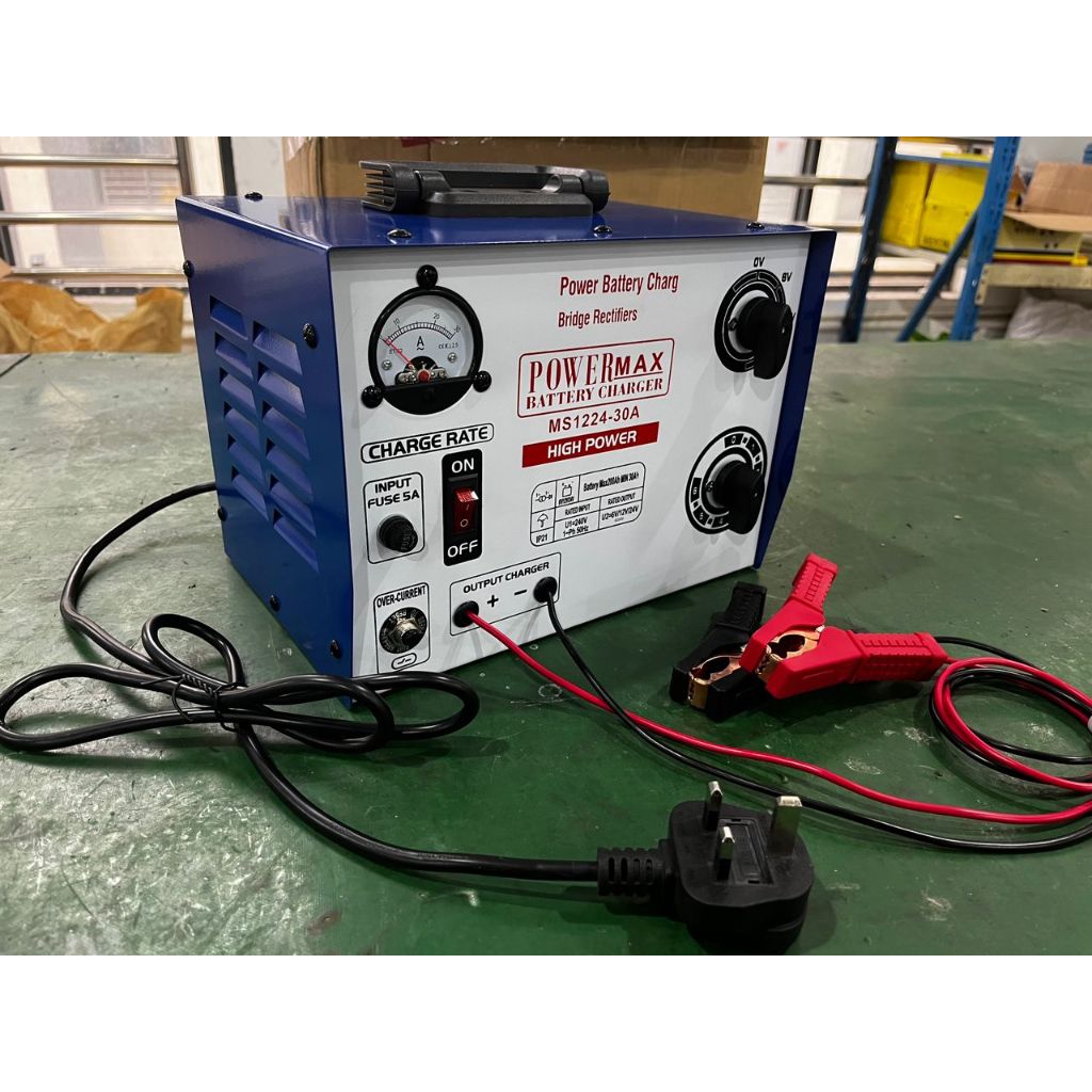 (HEAVY DUTY) POWERMAX BATTERY CHARGER MS1224-50A : 50AMP 6,12,24,48VDC ...