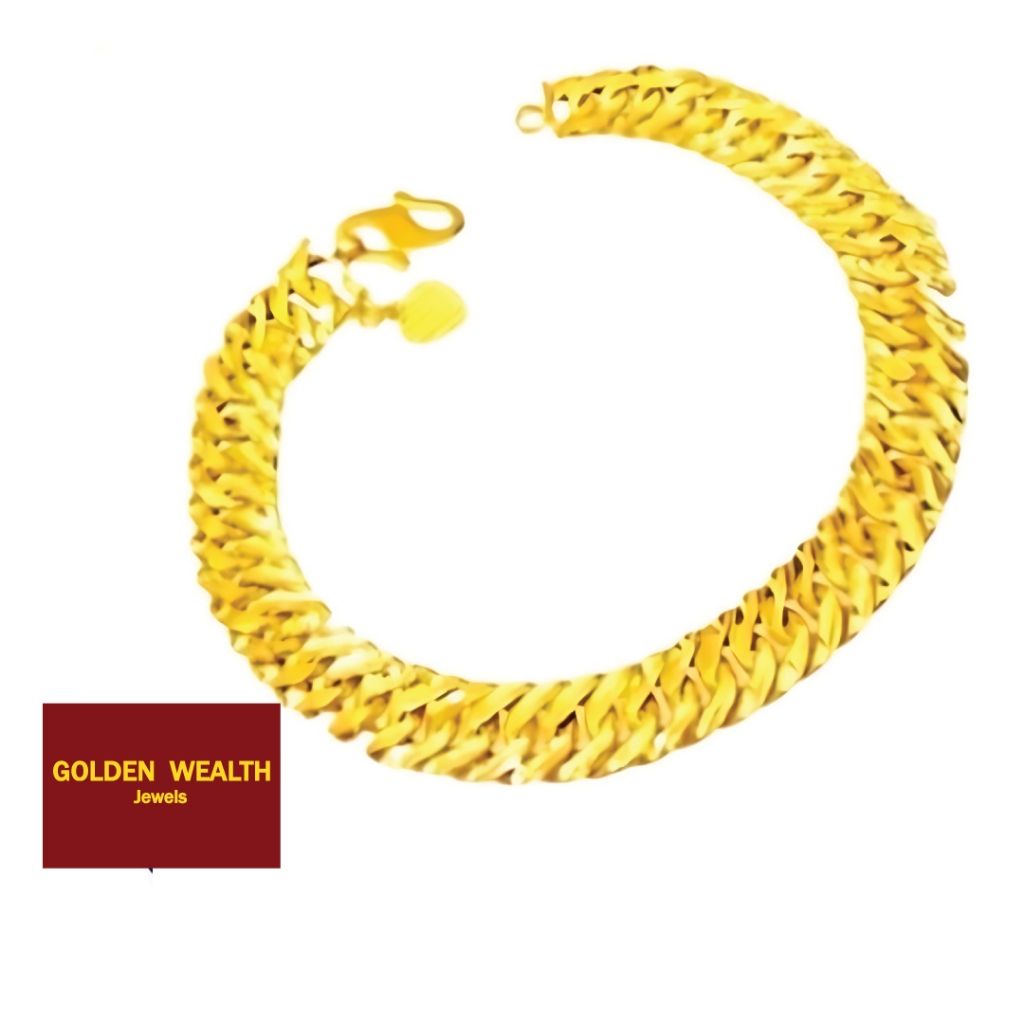 🌻Gelang Tangan Lipan Emas 916 Gold Bracelet Lipan | Shopee Malaysia