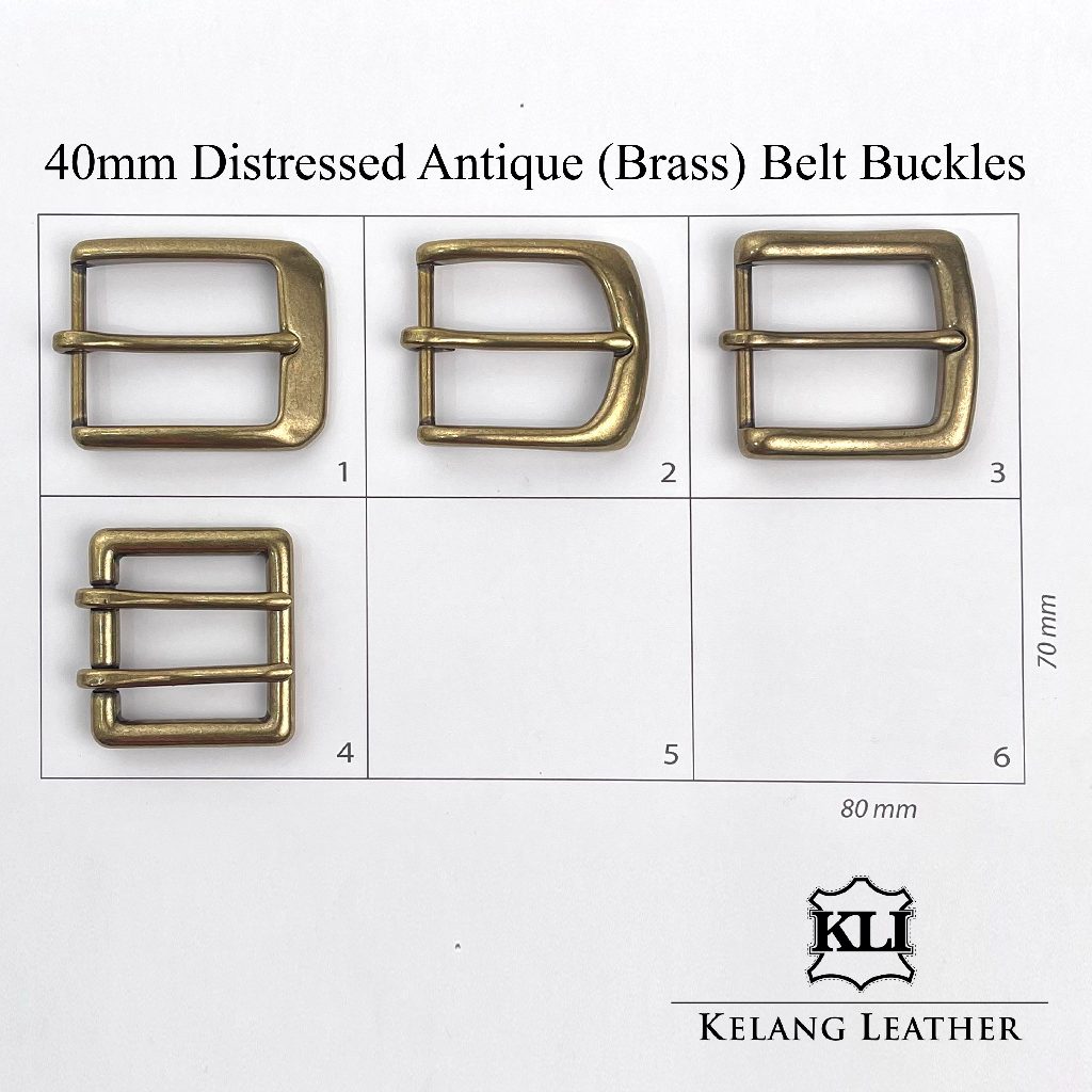 Distressed Antique Solid Brass Belt Buckles Tali Pinggang Gesper for ...