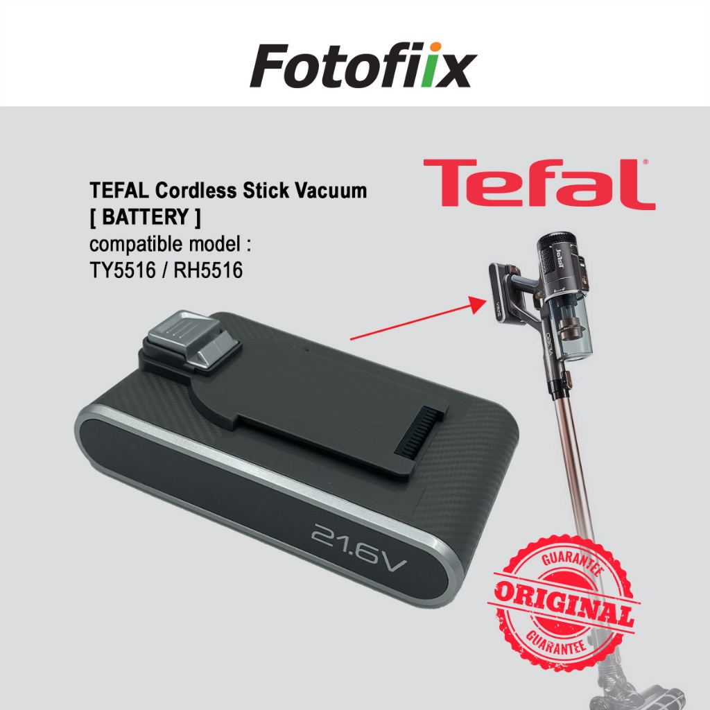 Tefal [ ORIGINAL BATTERY ] for Air Force 360 Vacuum model TY5516 ...