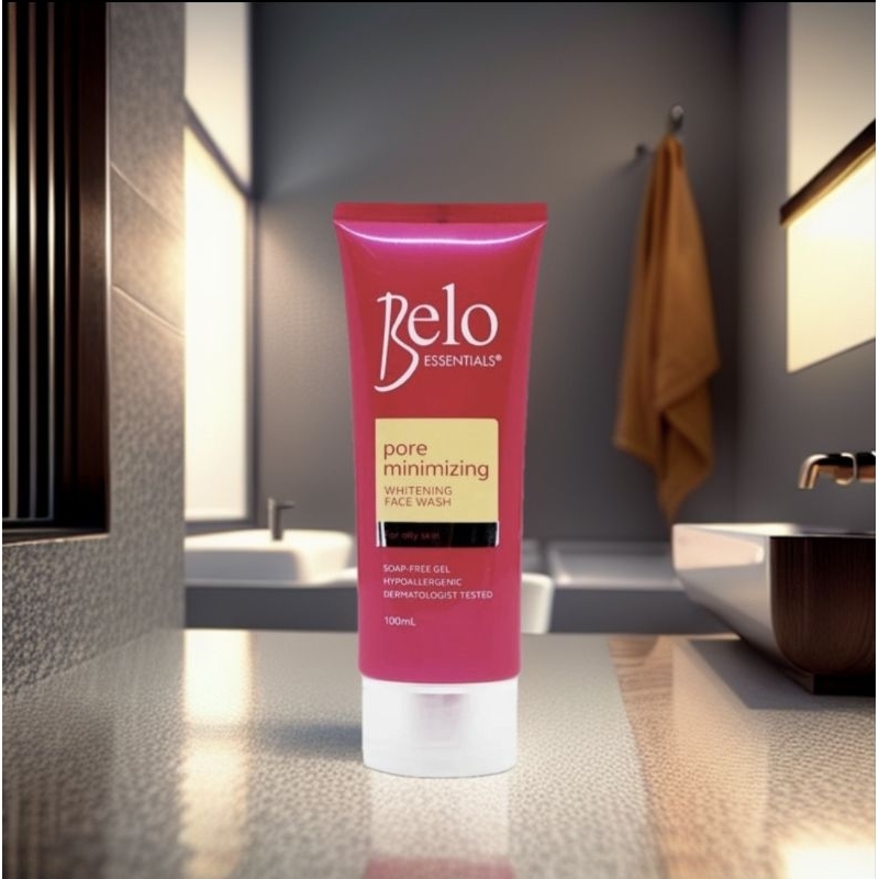 Belo Essentials pore Minimizing whitening face wash 50ml | Shopee Malaysia