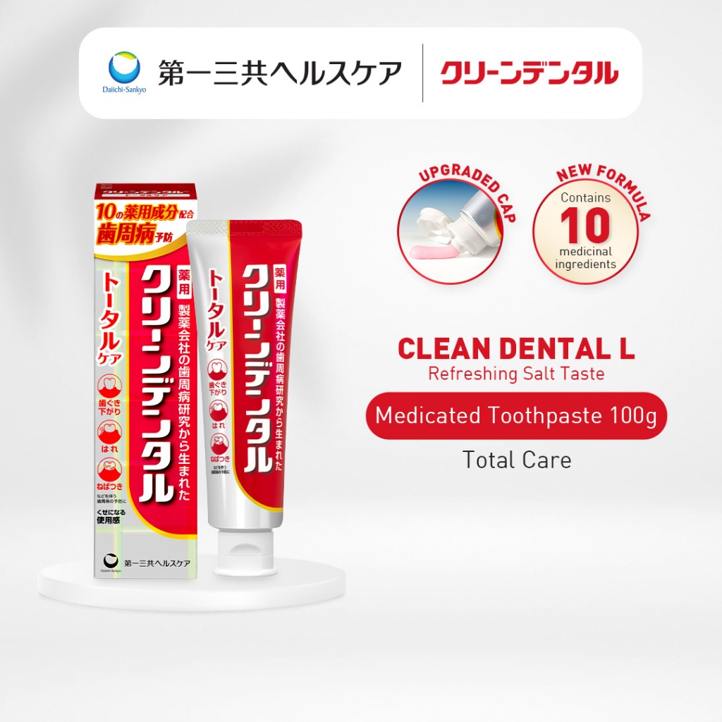 [New Formula] Clean Dental L Total Care Toothpaste 100g | Prevents ...