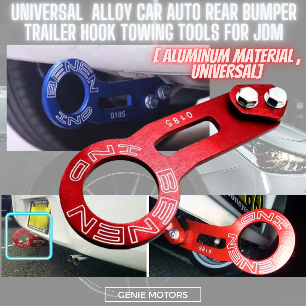 Universal Alloy Car Auto Rear Bumper Trailer Hook Towing Tools for JDM ...