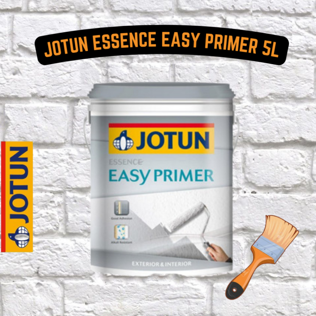 JOTUN ESSENCE EASY PRIMER 5LT Undercoat Sealer Paint Wall Cat Alas ...