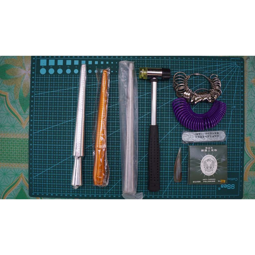 RINGSMITH ALAT MEMBAIKI KERJA PERTUKANGAN EMAS SILVER PERAK SET OF ...