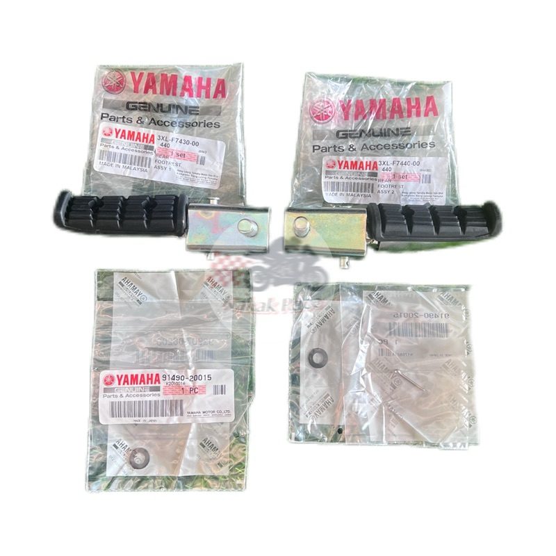 YAMAHA RXZ 135 REAR FOOTREST 100% ORIGINAL YAMAHA | Shopee Malaysia